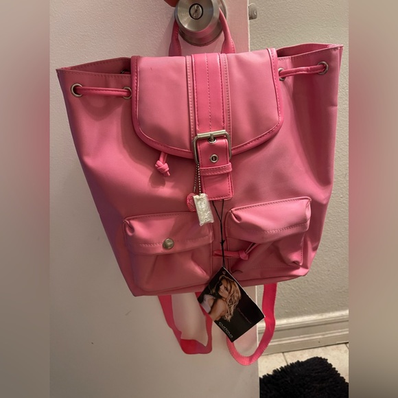 Britney Spears | Bags | Vintage Britney Spears Pink Backpack Curious ...